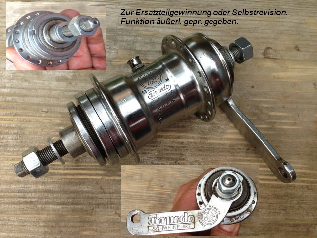 Die Torpedo Freilauf-Nabe von Fichtel und Sachs